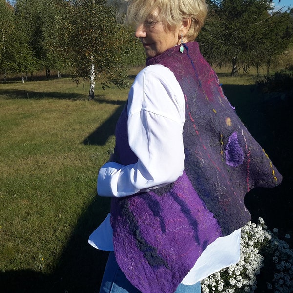 Felted Vest - Etsy