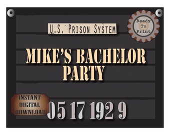 Police Line up Sign - Etsy
