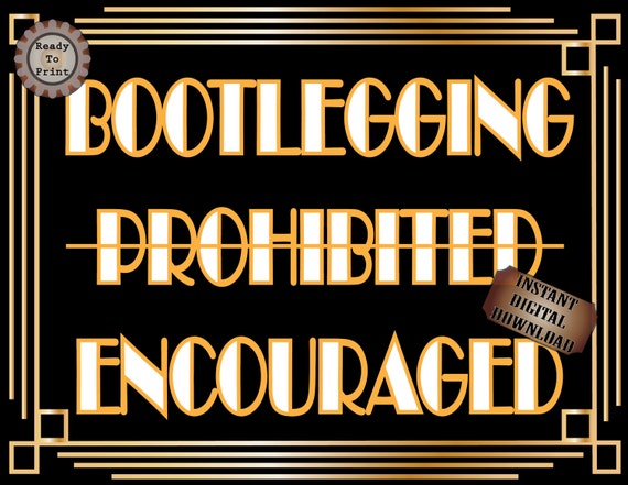 Prohibition 1920 Signs