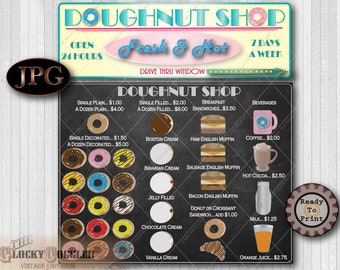 Doughnut Shop Sign - Etsy