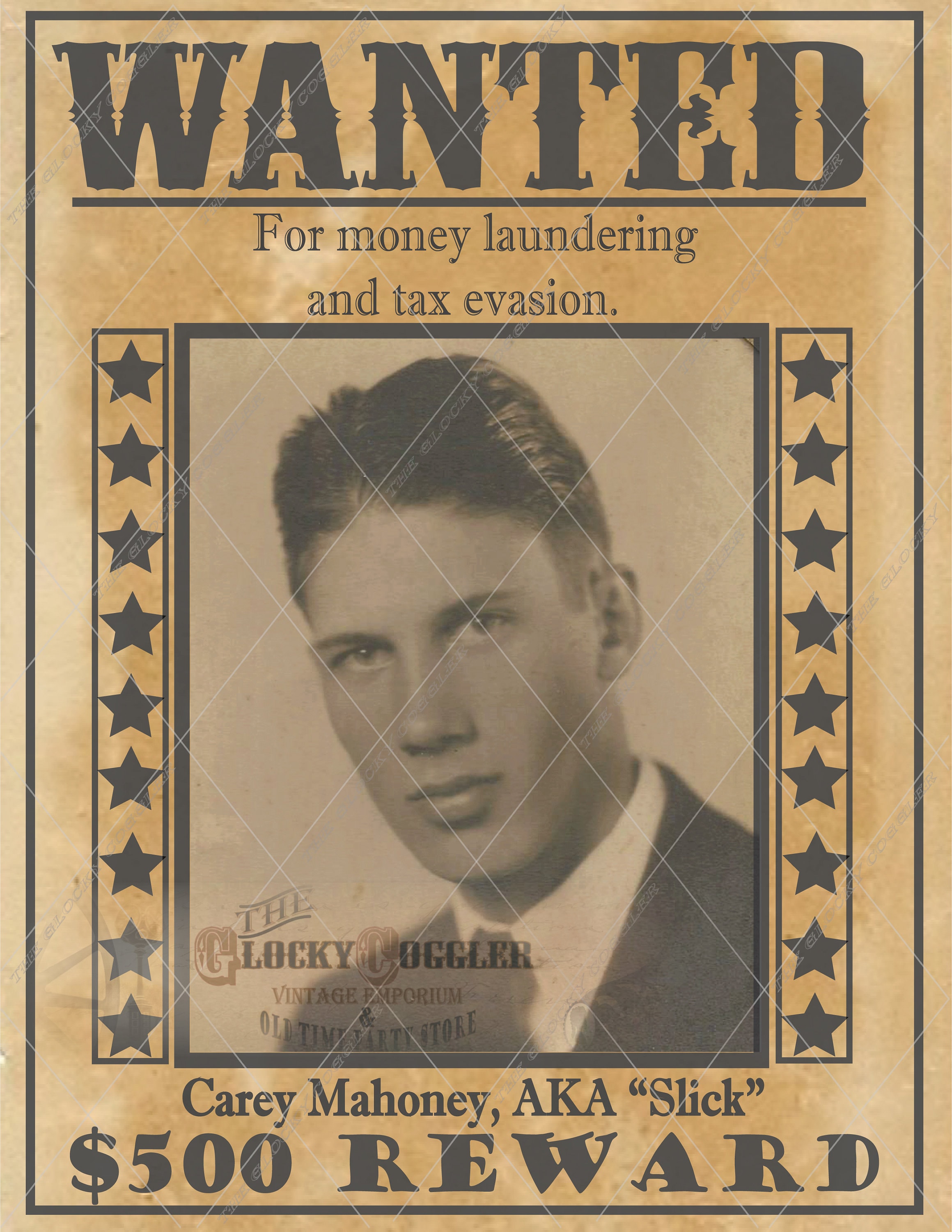 Murder Mystery WANTED POSTER Printable File Vertical or | Etsy