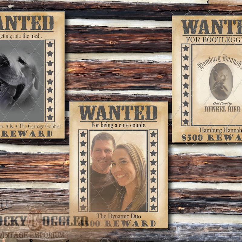 Wanted Sign - Etsy