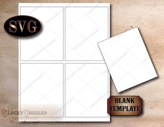 BLANK Bottle Labels Template File Set Jpg Svg Pdf Png - Etsy