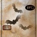 5 BAT Wall Art Halloween Decoration Set Printable Jpgs - Etsy