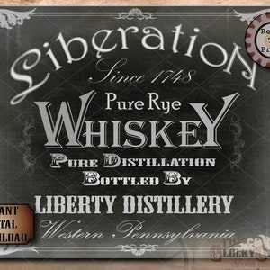 5 Whiskey Crate Labels Printable Set JPG Files ~ Pre-prohibition Civil ...