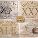 12 Prohibition Bootlegger Crate Label Props JPG Set ~ 8.5X11 Speakeasy ...
