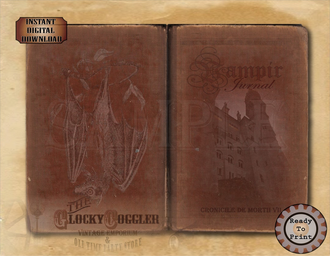 Vampire Stories of the Undead Book Cover ~ JPG PNG Digital Downloads ...