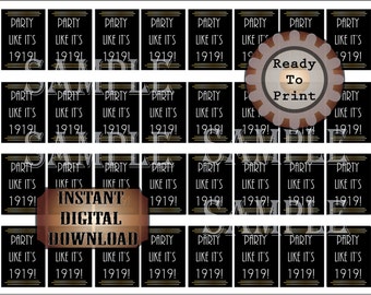 Mini Booze Bottle Labels Printable 32 Bootleg Prohibition | Etsy