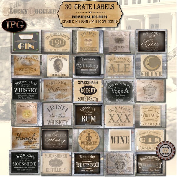 Crate Label - Etsy
