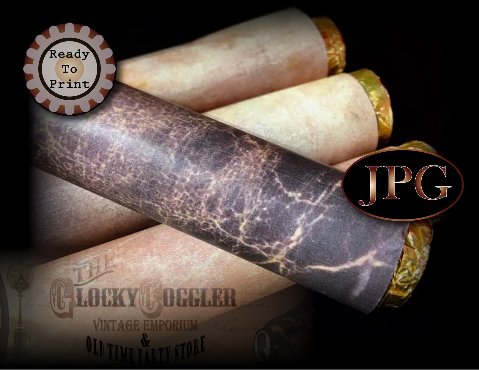 Cigar Junk Journal Paper Wraps 2 Jpgs 8 Prohibition | Etsy