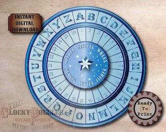 Cipher Wheel Printable - Etsy