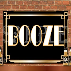 32 "abolish Prohibition" Mini Booze Bottle Labels Printable Champagne ...