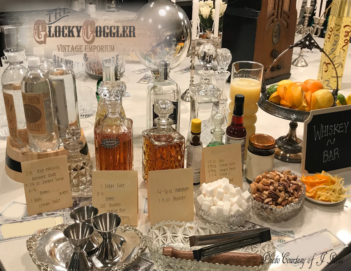 Booze Bottle Labels 6 Bootleg Printable Prohibition Speakeasy Gatsby ...