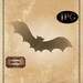 5 BAT Wall Art Halloween Decoration Set Printable Jpgs - Etsy