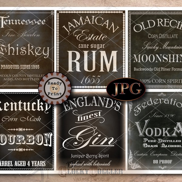 Civil War Printable Labels - Etsy
