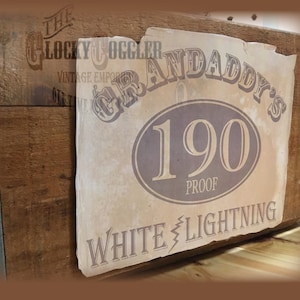 5 MOONSHINE Bootlegger Crate Labels Printable Prohibition Speakeasy ...
