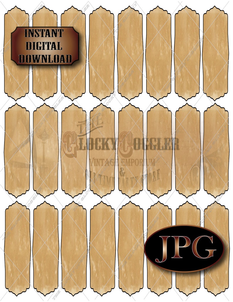 25 Test Tube Labels Printable JPG & PNG File ~ Victorian Asylum ...