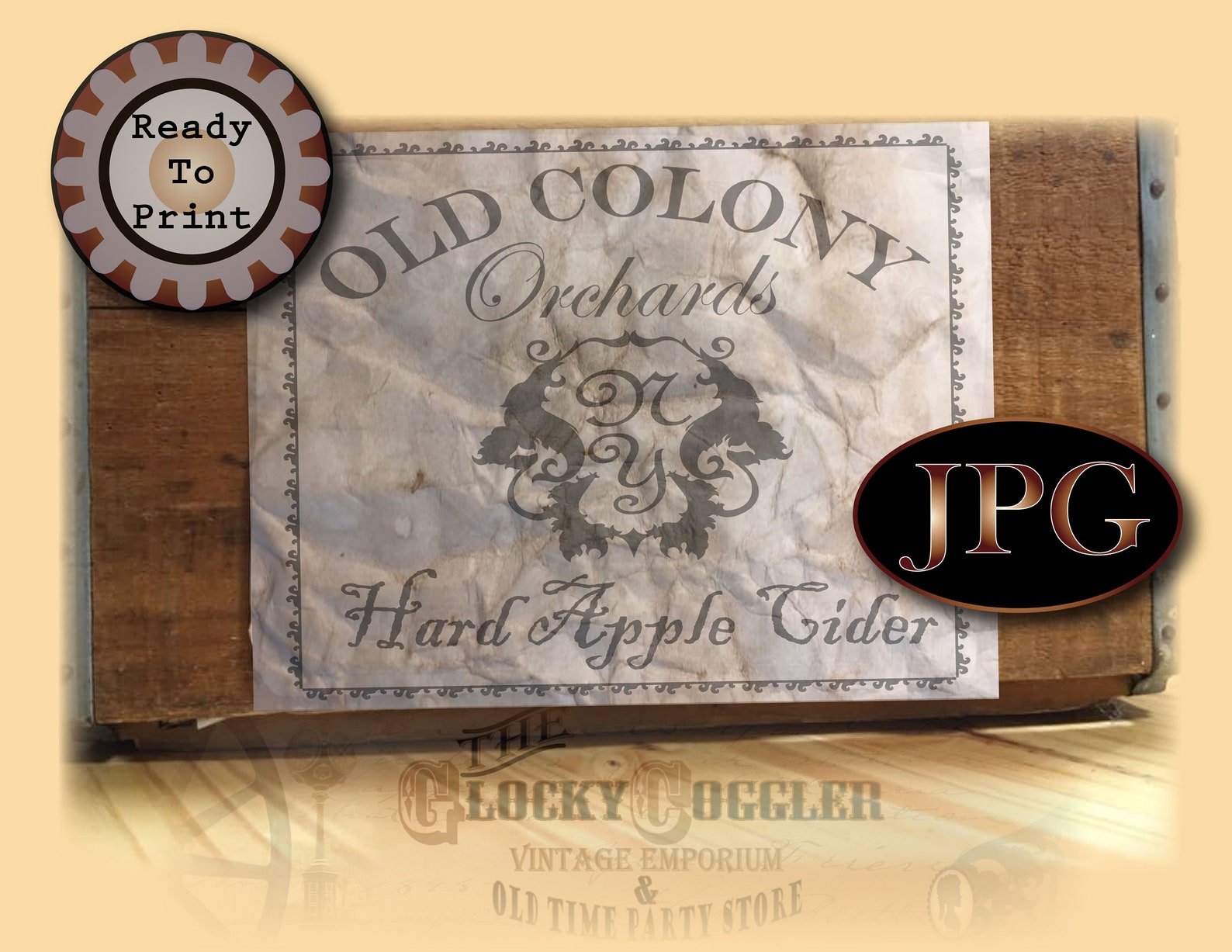 12 Prohibition Bootlegger Crate Labels JPG Set ~ 8.5X11 Speakeasy ...