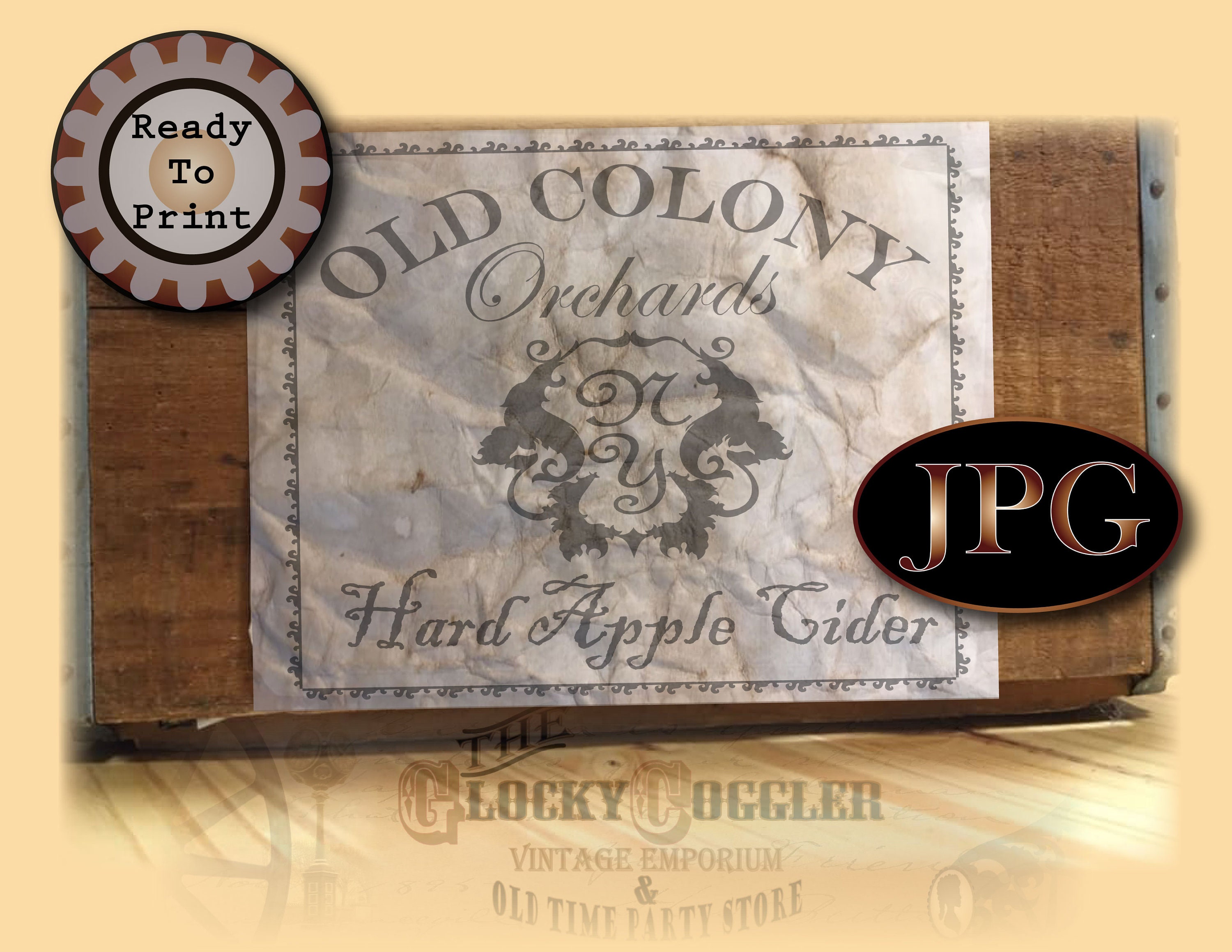 30 Prohibition Bootlegger Crate Labels JPG Set ~ Speakeasy Roaring 20s ...