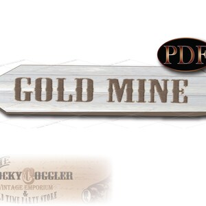 Wild West Town Directional Signs Printable ~ 5 Life Size Western Props ...