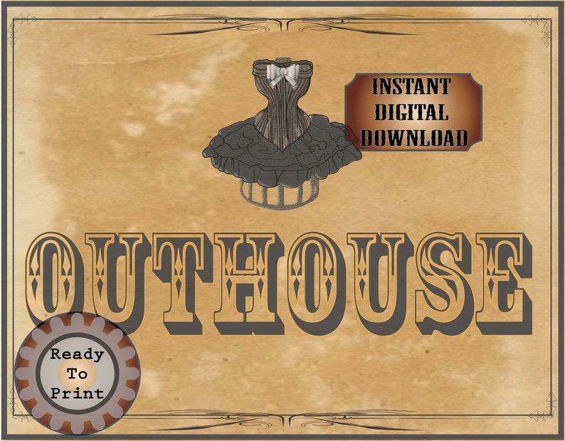 8 Sign Wild West Printable Set WANTED Poster Vittles - Etsy