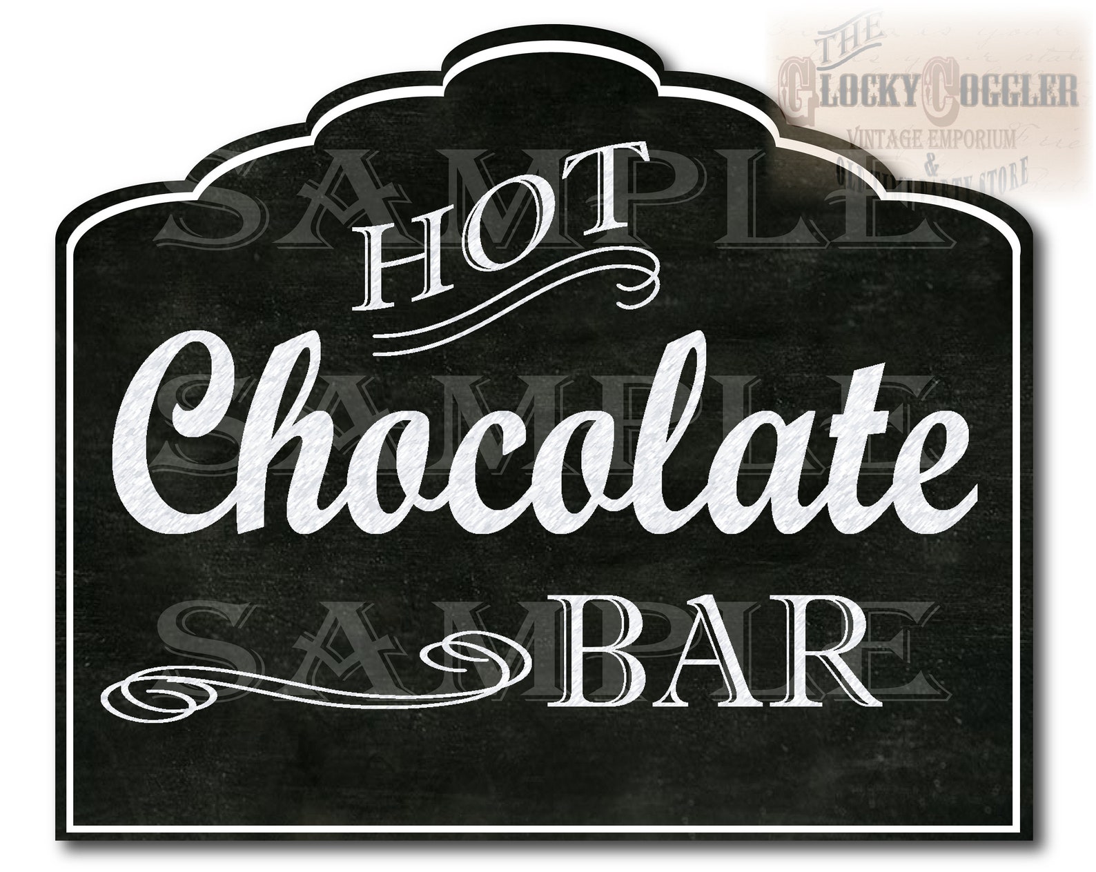 Hot Chocolate Bar Printable Buffet Sign 20x24 PDF - Etsy