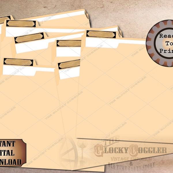 File Folder Labels - Etsy