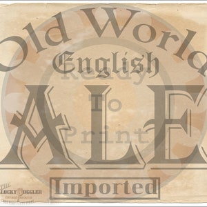 THE Original Bootlegger Crate Labels Prohibition Speakeasy Gatsby Party ...