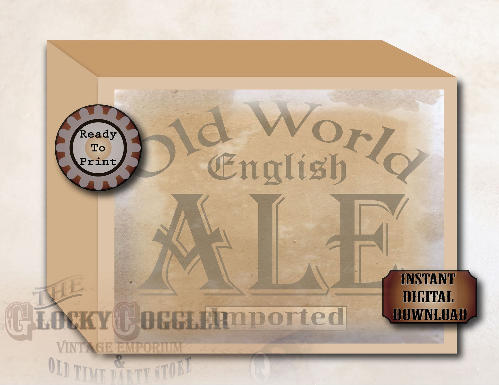 12 Prohibition Bootlegger Crate Labels JPG Set ~ 8.5X11 Speakeasy ...