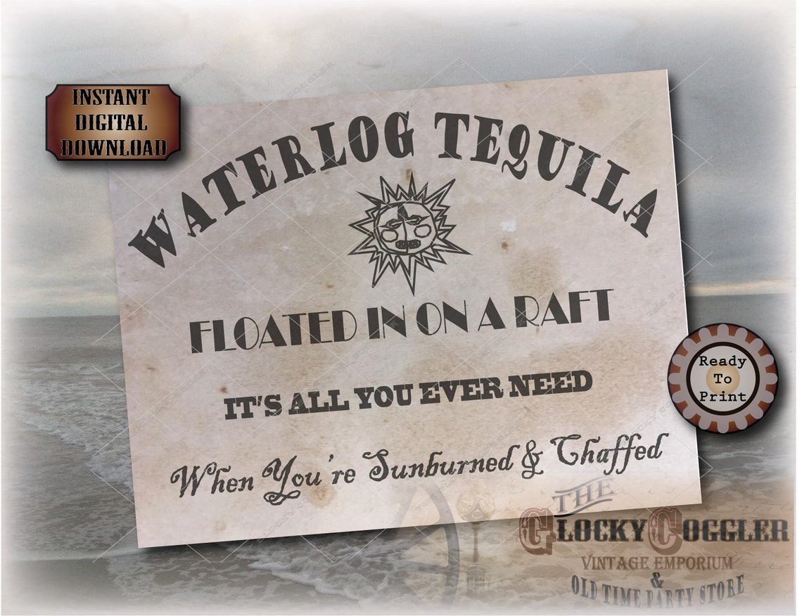 5 Island Style Prohibition Era Crate Label Printables | Etsy