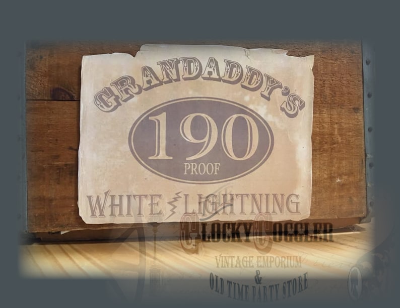 12 Prohibition Bootlegger Crate Labels JPG Set ~ 8.5X11 Speakeasy ...