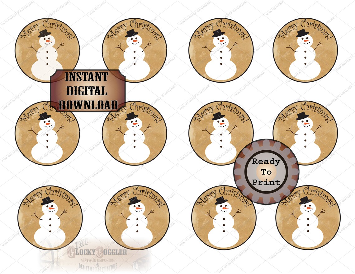 BLANK Cupcake Topper Template File Set ~ Jpg, Svg, Pdf, Png ~ Pre ...
