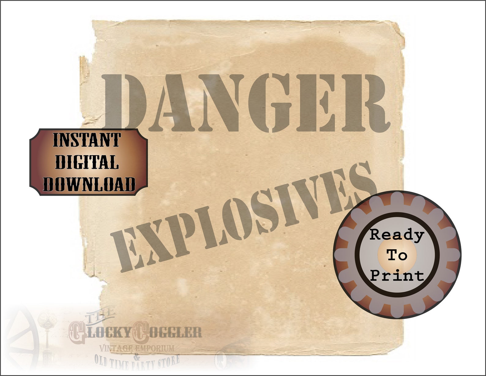 Mine ESCAPE ROOM Explosives Crate Labels Printable Pdf Files | Etsy