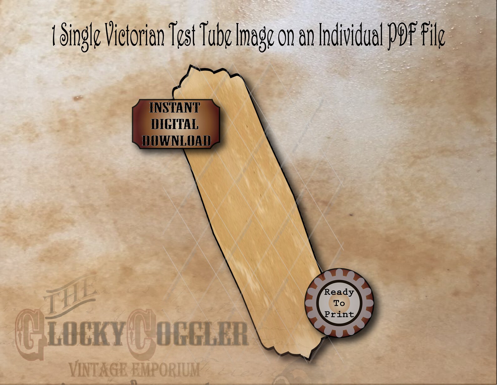 25 Test Tube Labels Printable JPG & PNG File Victorian - Etsy