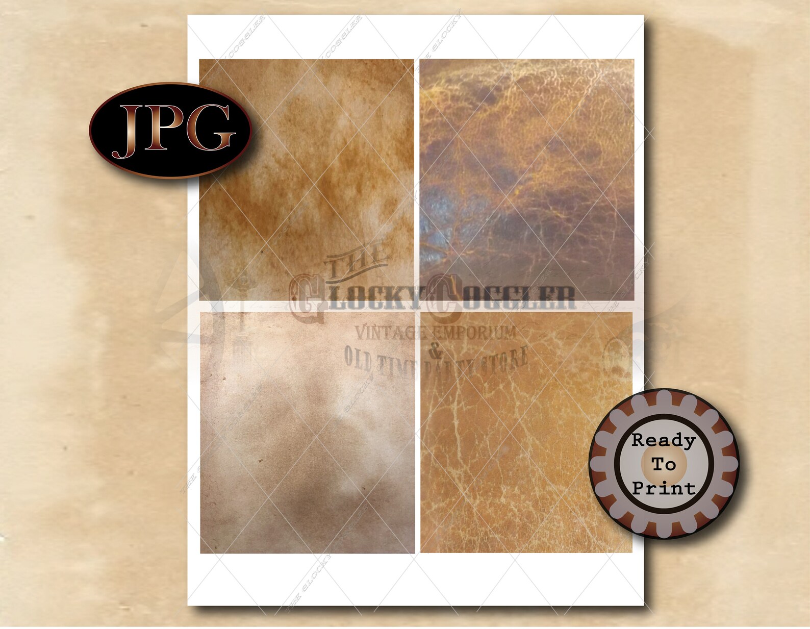 Cigar Junk Journal Paper Wraps 2 Jpgs 8 Prohibition | Etsy