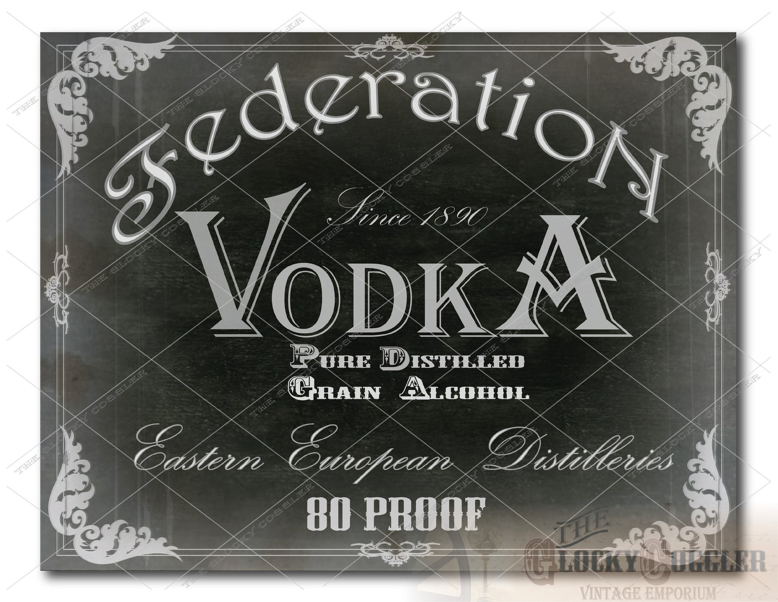 6 Booze Crate Labels Printable Set JPG Files ~ Liquor Rebellion & Civil ...