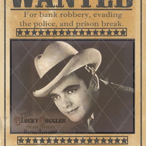 Custom WANTED Poster Printable JPG File ~ Personalized Photo, Crime ...