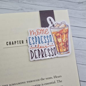 Coffee Magnetic Bookmarks – Practical Page Holders | Perfect for Books ...