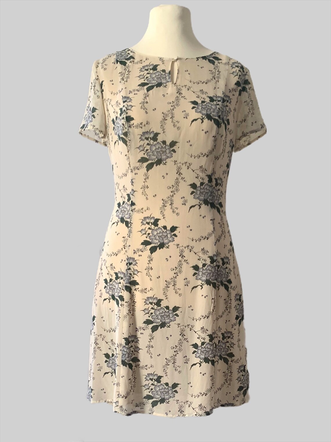 Vintage Cacharel Dress, 80s Cacharel Floral Dress, Designer Dress ...