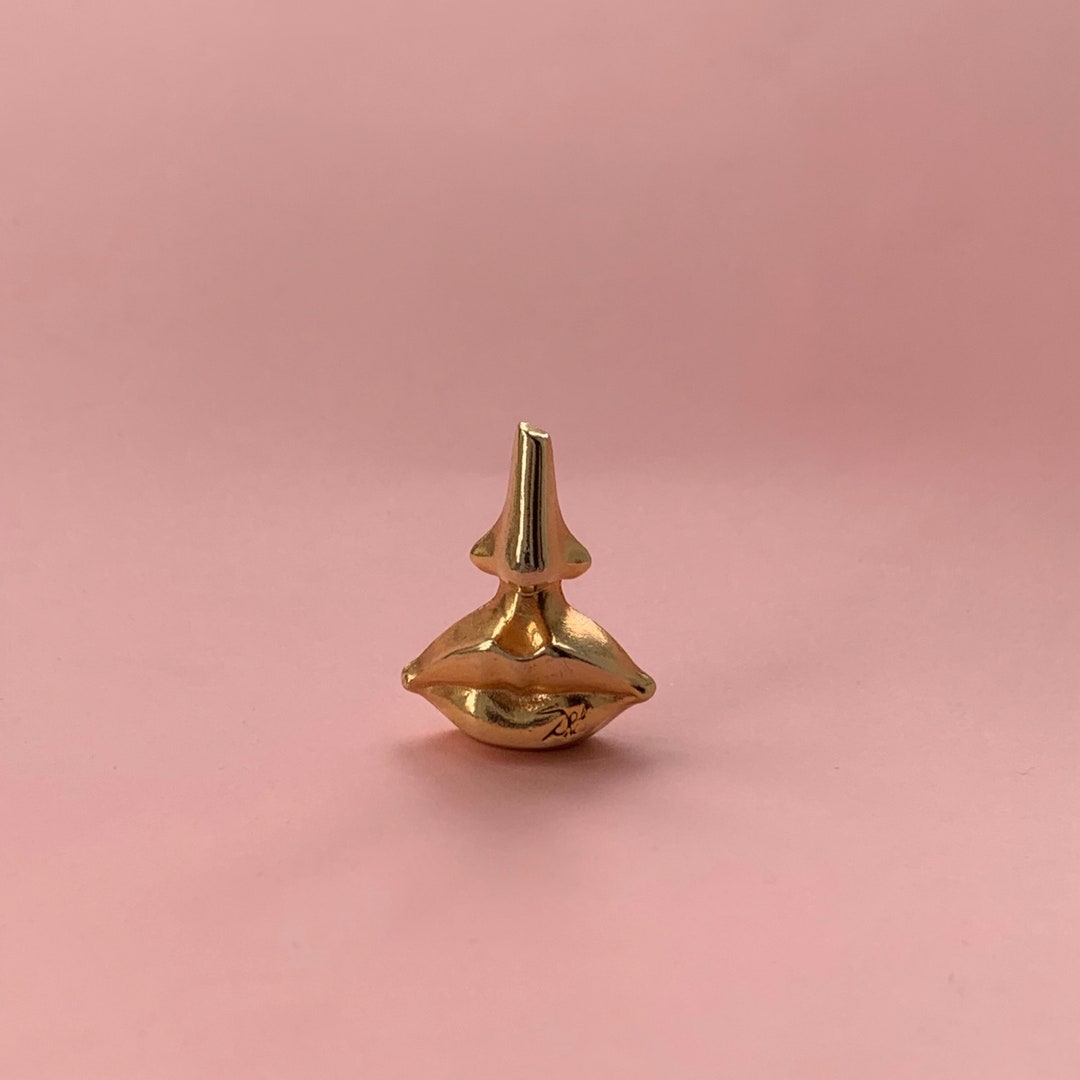 Vintage SALVADOR DALI Nose Lips Brooch Dali Aphrodite Perfume Brooch ...