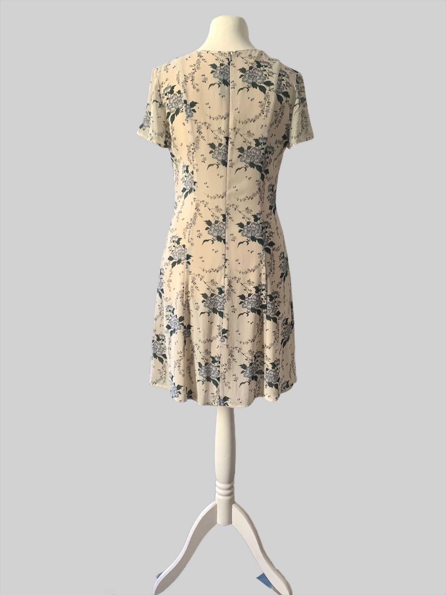 Vintage Cacharel Dress, 80s Cacharel Floral Dress, Designer Dress ...