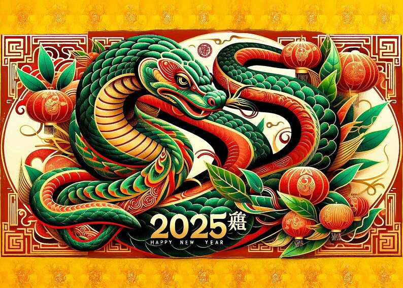 Lunar New Year Snake - Etsy
