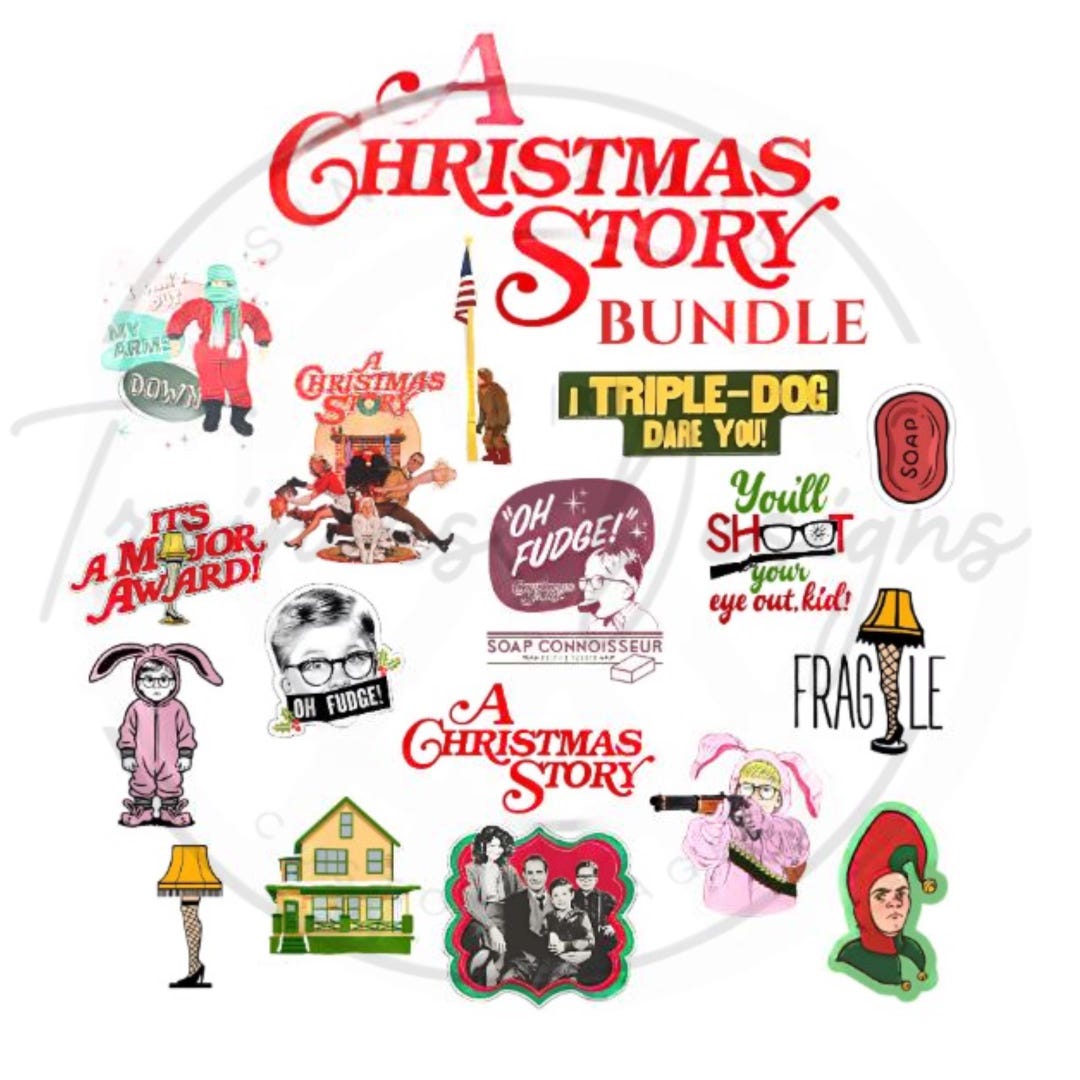 A Christmas Story PNG and SVG Bundle, Christmas, Funny, Trending - Etsy