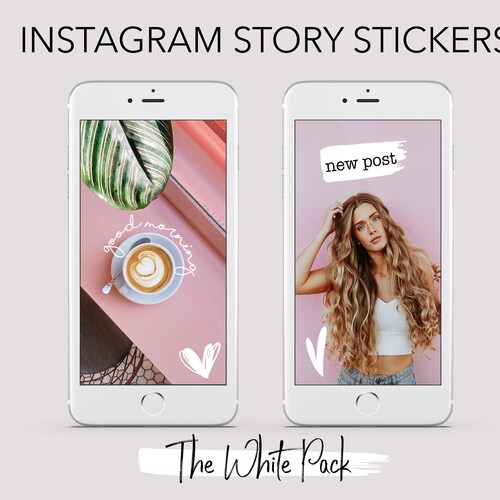 Winter Instagram Story Stickers Holiday Instagram Templates | Etsy