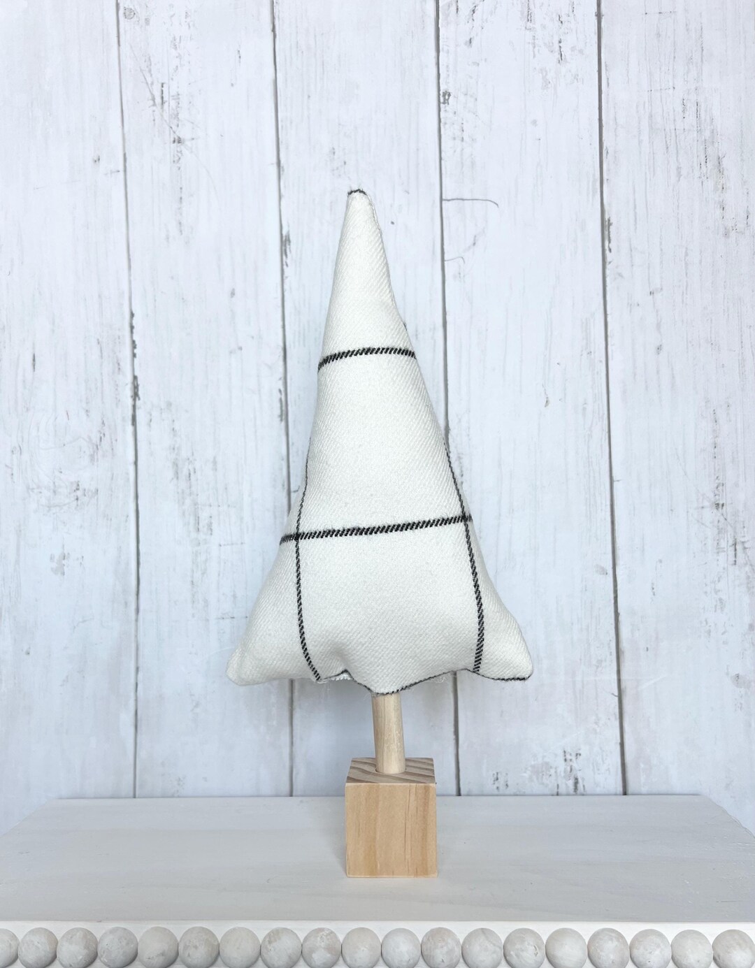 Handmade Fabric Christmas Tree Decor - Etsy