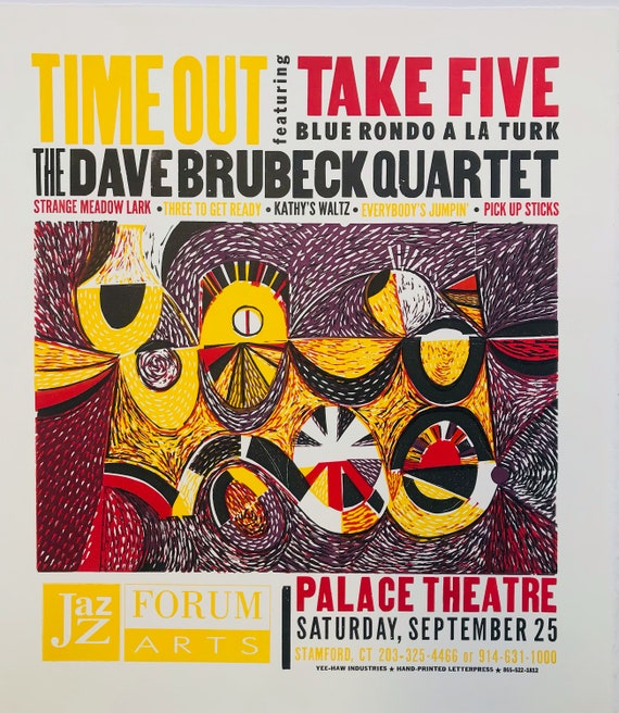 Dave Brubeck Time Out / Take Five Fine Art Edition Print | Etsy