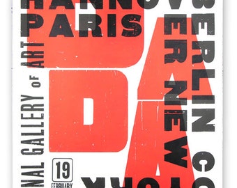 National Gallery of Art Dada Show Poster Washington DC | Etsy
