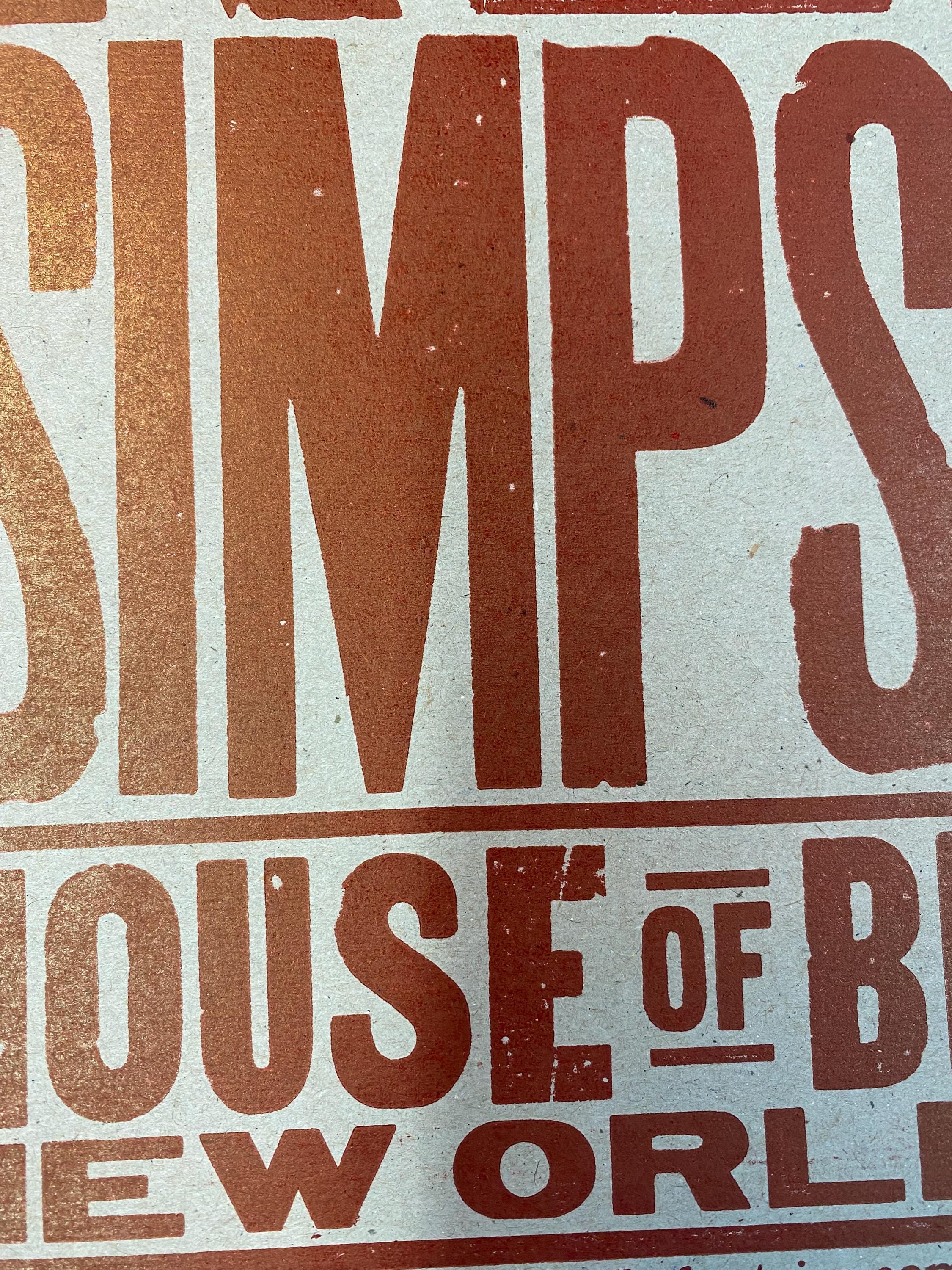 Red Simpson Patron Saint of Truck Drivers - House of Blues Poster - Etsy