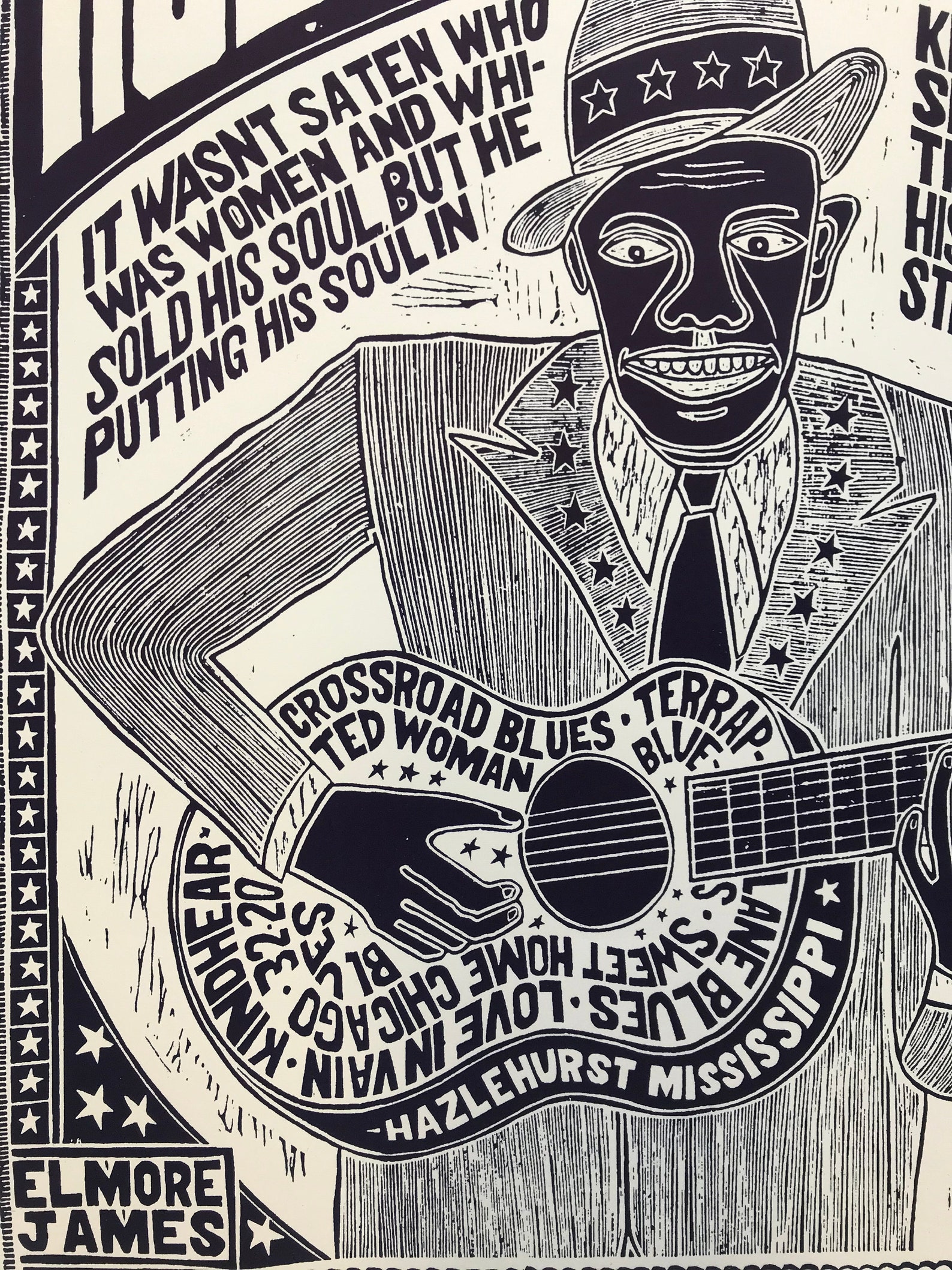 Robert Johnson Bluesman Fine Art Edition - Etsy