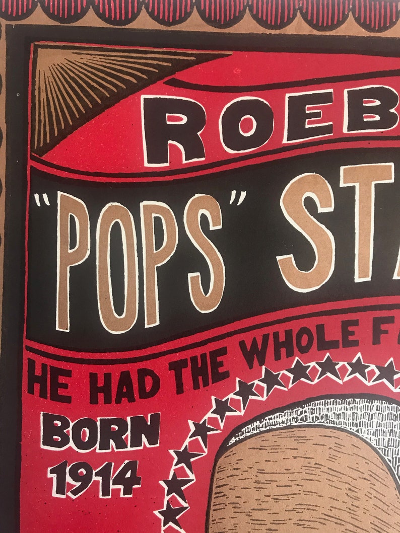 Pops Staples Limited Edition Print on Arches Fine Art Paper - Etsy